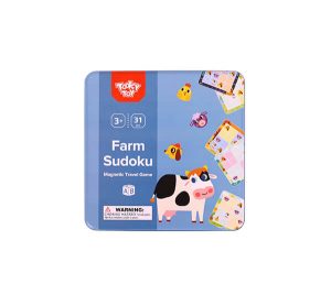 Magnetic Farm Sudoku Game - Wood Bee Nice