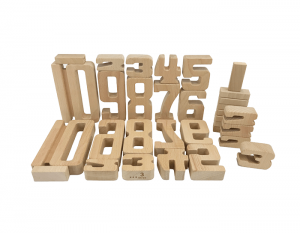 Number Blocks - Large - Wood Bee Nice