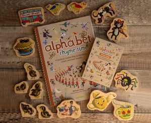 Alphabet Rhyme Time Complete Set - Wood Bee Nice