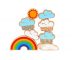Wooden Weather Playset - 8 Figures - Wood Bee Nice