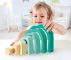 Artic Polar Bear Stacking Blocks - Wood Bee Nice