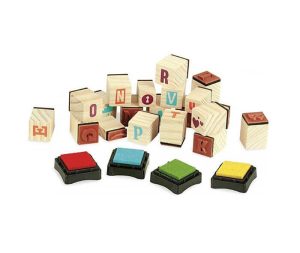 First Printers ABC Stamps - Wood Bee Nice