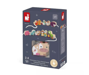 Stringable Farm Themed Wooden Beads - Wood Bee Nice